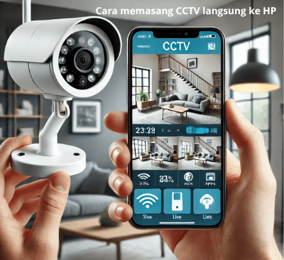 8 Cara Mudah memasang CCTV langsung ke HP
